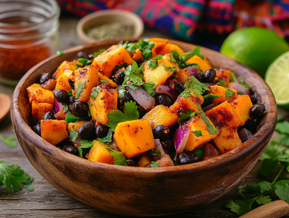 Vibrant Ecuadorian Sweet Potato and Mango Salad Delight