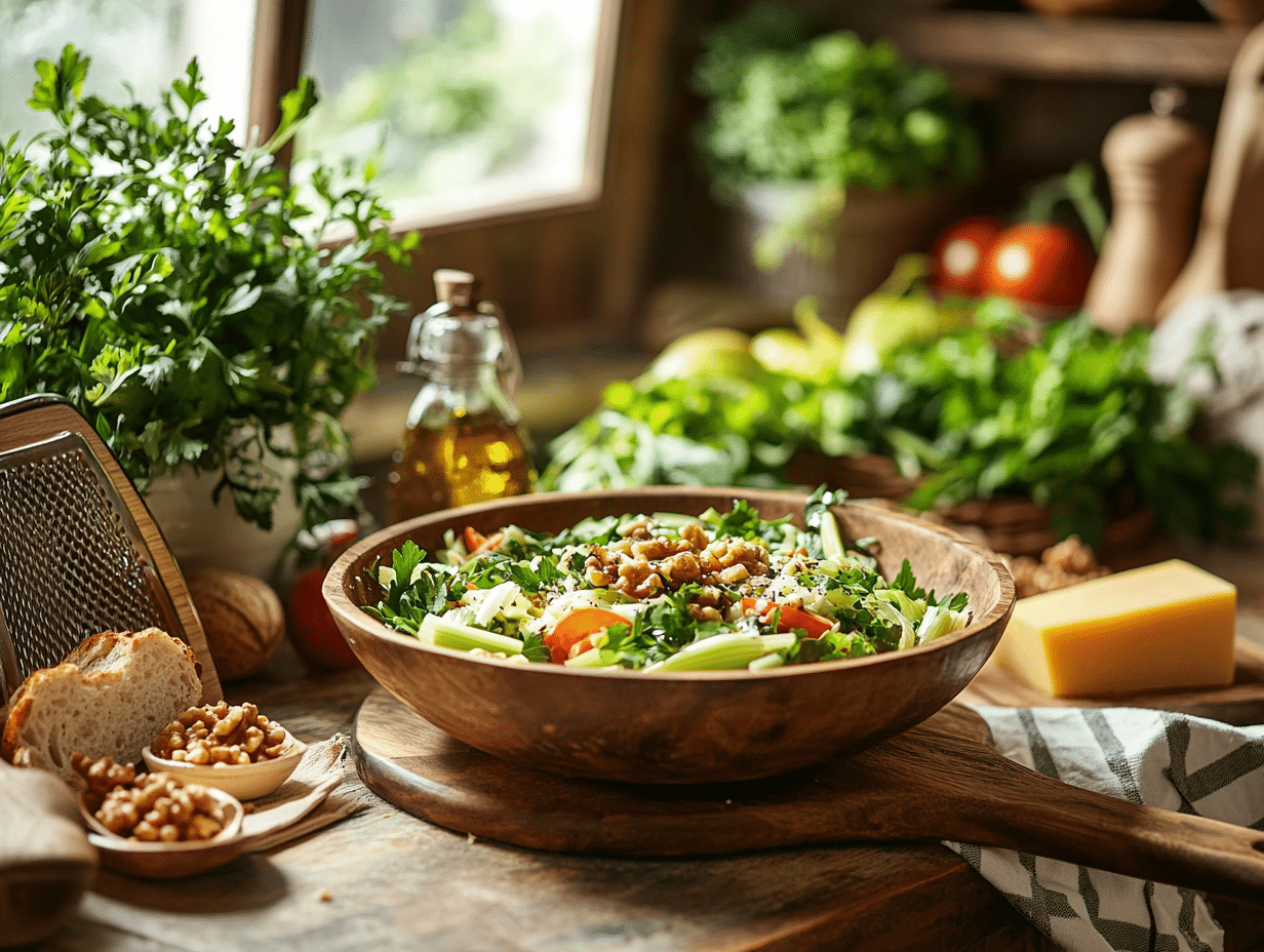 A Taste of Wales Leek and Cheddar Salad Delight