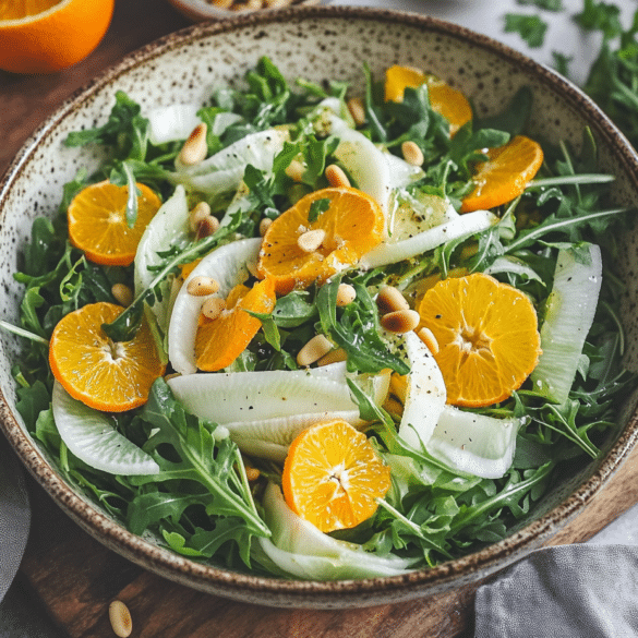 Mediterranean Fennel and Orange Salad with Crisp Arugula