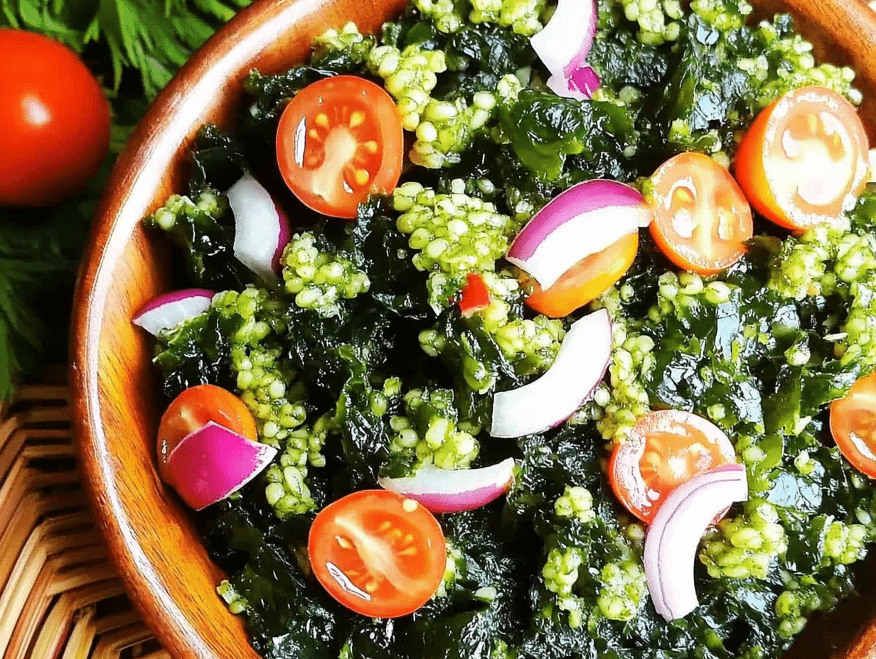 Crisp Sea Grapes Salad: A Taste of Philippine Coastal Cuisine